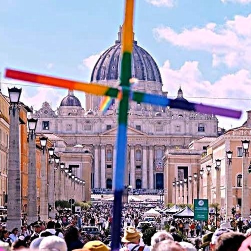 LGBTQ Cross Carried Into St. Peter’s Basilica, Pope Leo Urges Bishops ...
